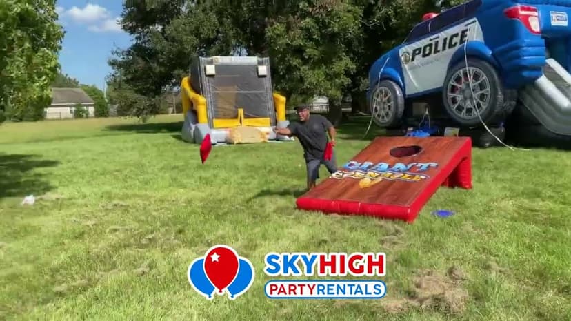 USA Giant Inflatable Corn Hole Rentals | Sky High Party Rentals