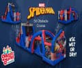 50ft Spider Man Obstacle Course Rentals Houston | Sky High Party Rentals