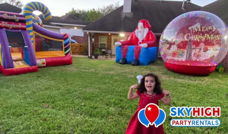 USA | Inflatable Snow Globe | Sky High Party Rentals